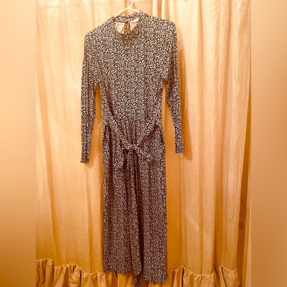 Boden | Dresses | Boden Spring 223 Black And White Midi Dress With ...